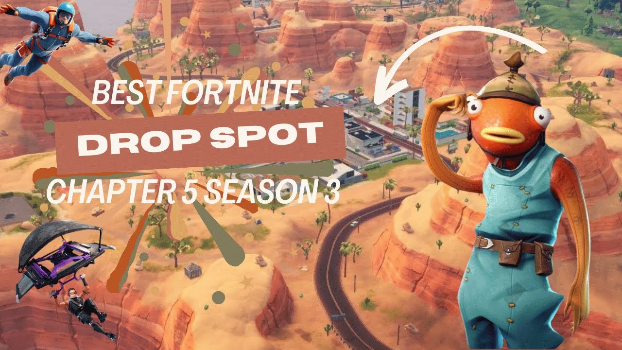 Best FORTNITE Drop Spot - YouTube