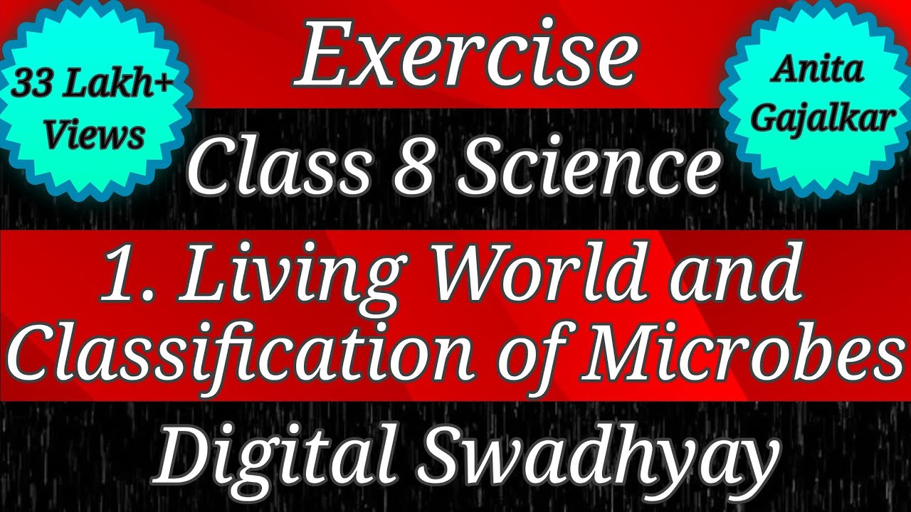 Exercise class 8 science chapter 1 living world and classification of ...