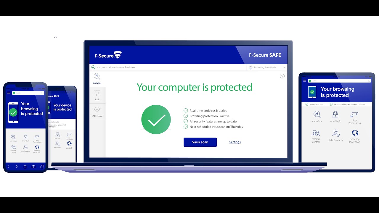 Ghid de instalare F-Secure Safe - YouTube