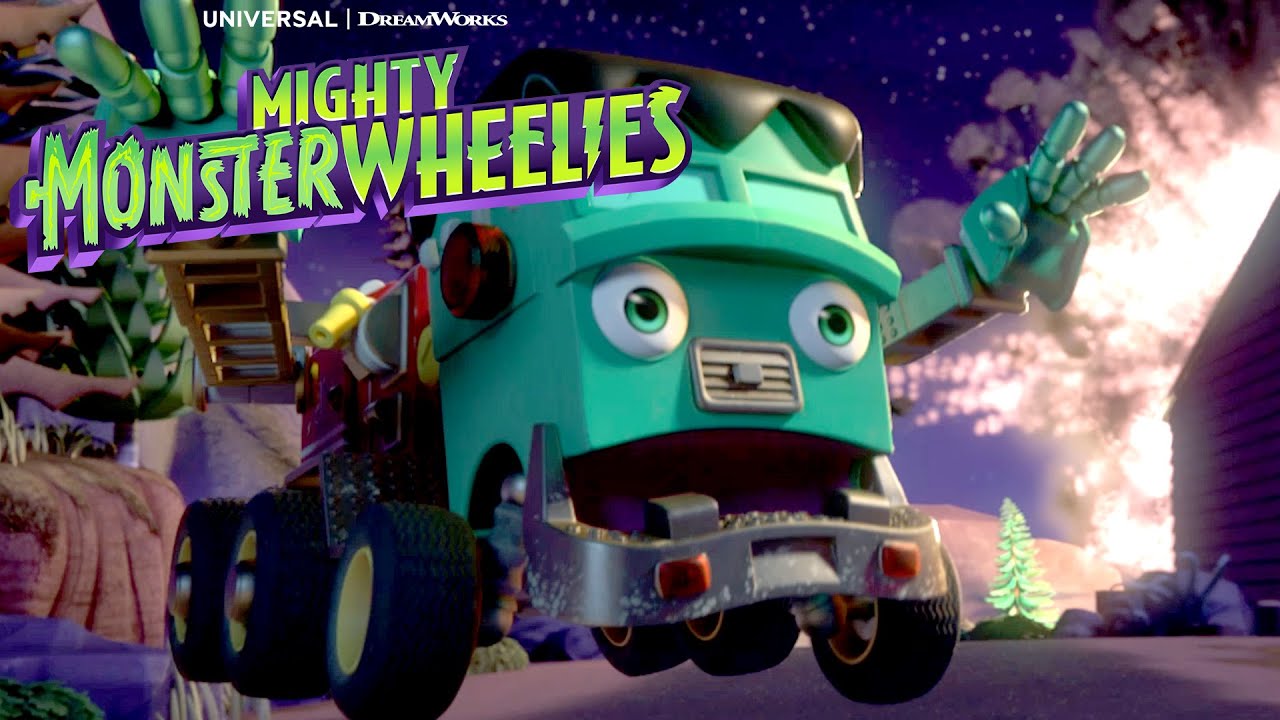 A Mighty Meteor Shower ☄️ | MIGHTY MONSTERWHEELIES | Netflix - YouTube