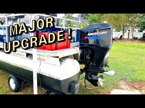 Pontoon Rebuilds Gets a New Motor!! -Episode 9 - YouTube