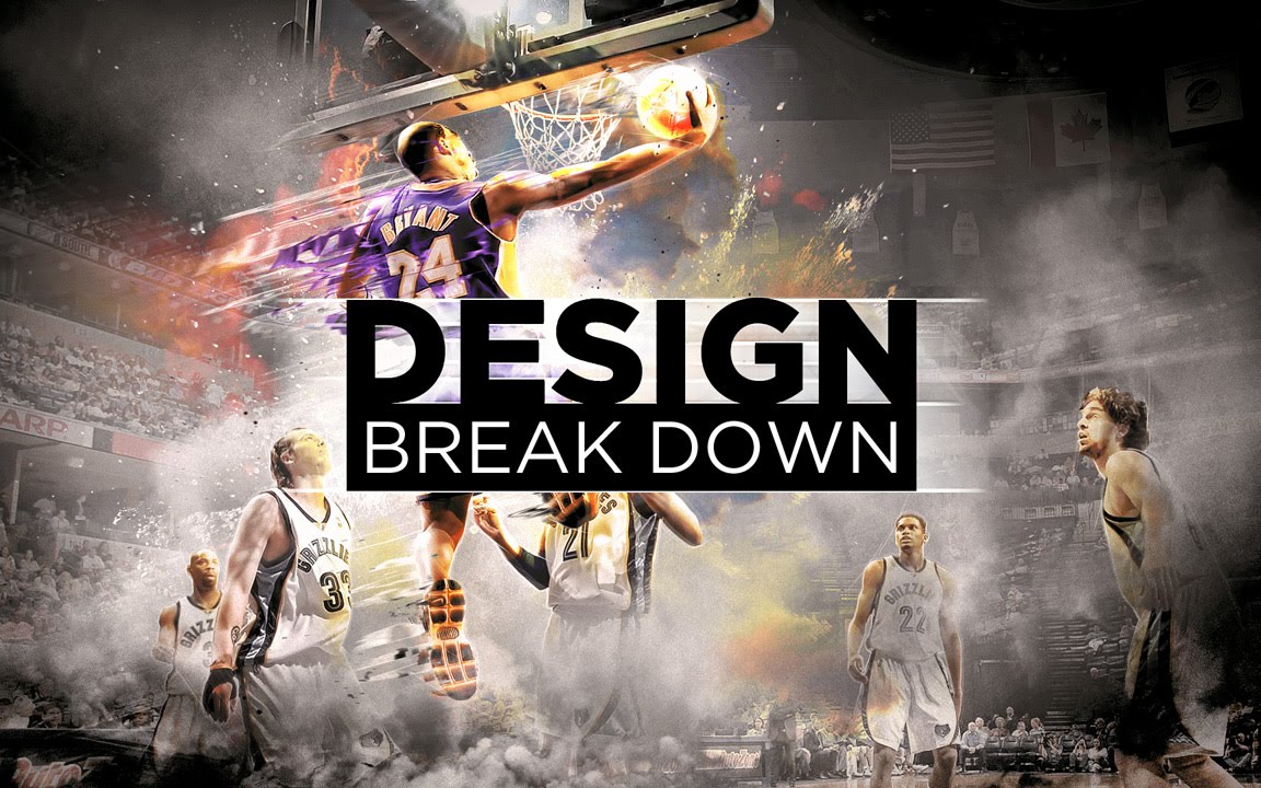 Kobe Bryant "Masterpiece" Tribute Art (Photoshop process breakdown ...