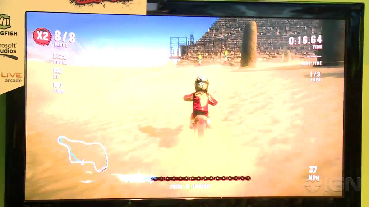 Avatar Motocross Madness Gameplay - Desert Racing - E3 2012 - YouTube