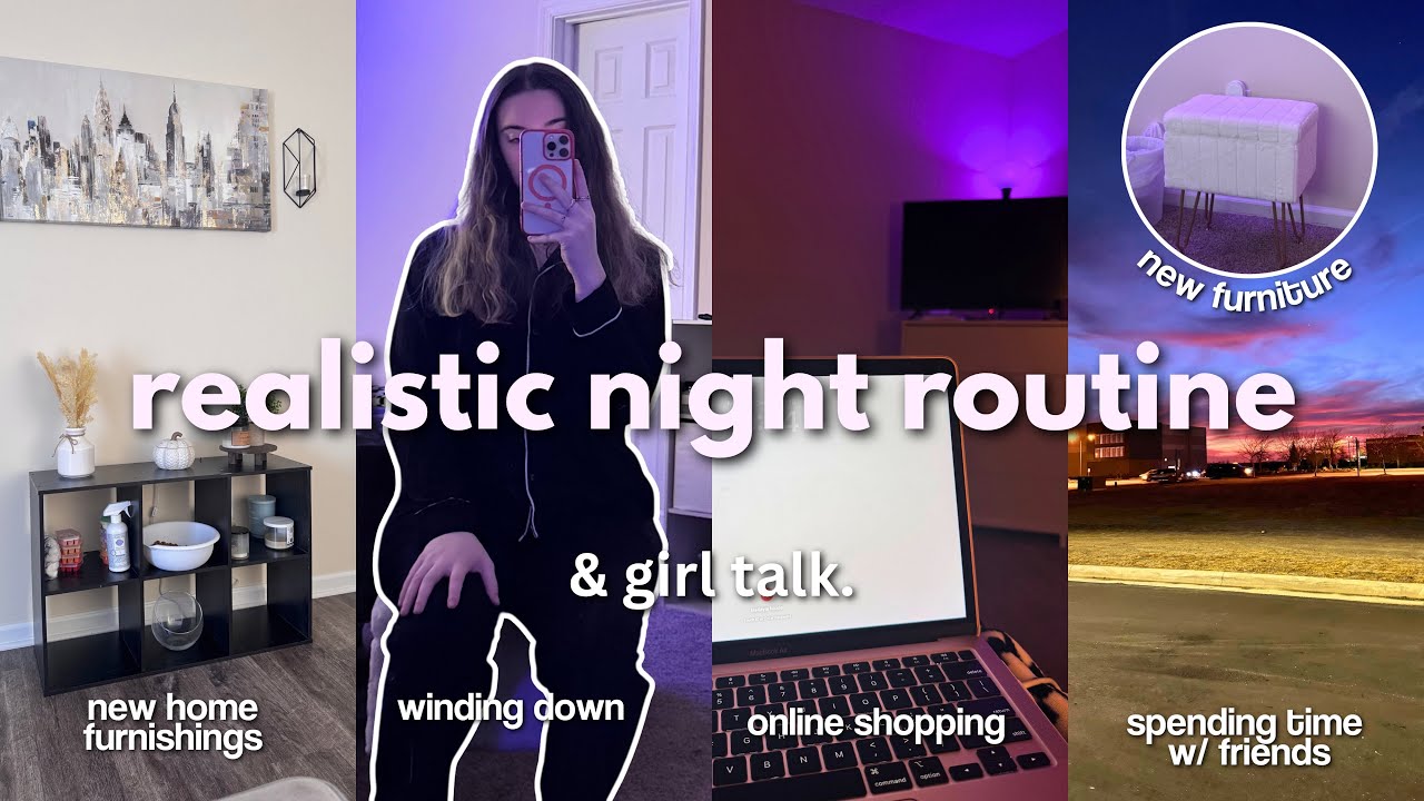 *realistic-ish* 11PM NIGHT ROUTINE | girl talk, running around the city ...