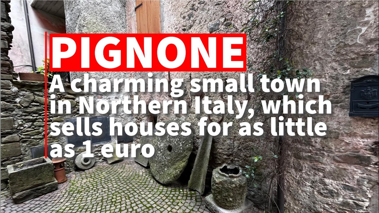 Pignone is one of the few towns in Northern Italy that offers 1 euro ...