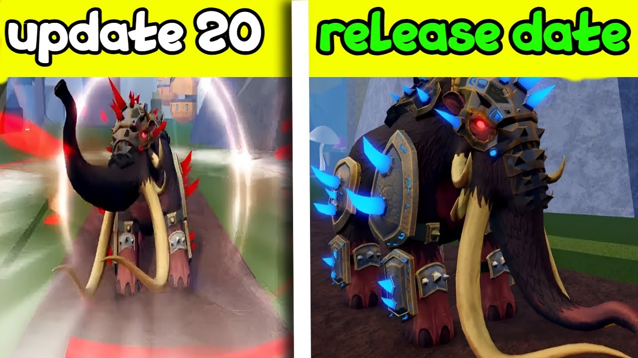 BLOX FRUITS UPDATE 20 OFFICIAL RELEASE DATE - Blox fruits - YouTube