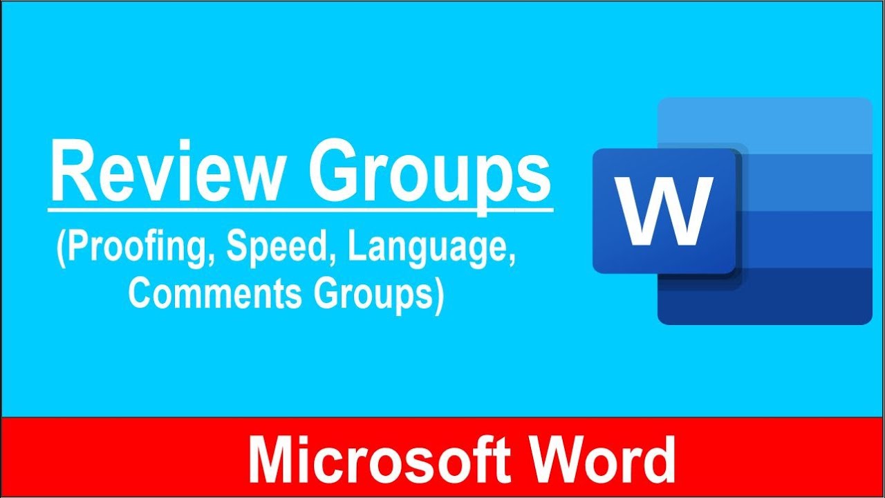 #14 Proofing, Speech, Language, and Comments Group (Review Tab) - YouTube