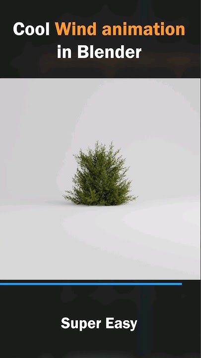 Create quick wind animation in blender (no rigging) #3danimation # ...