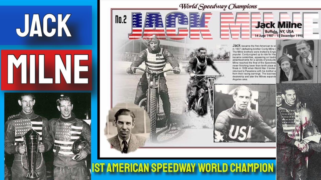 Jack Milne 1937 Speedway World Champion - YouTube
