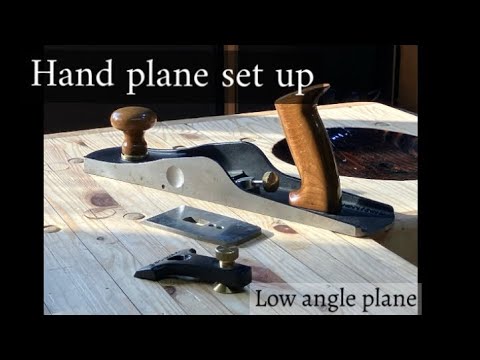 Hand plane set up - bevel up plane - YouTube