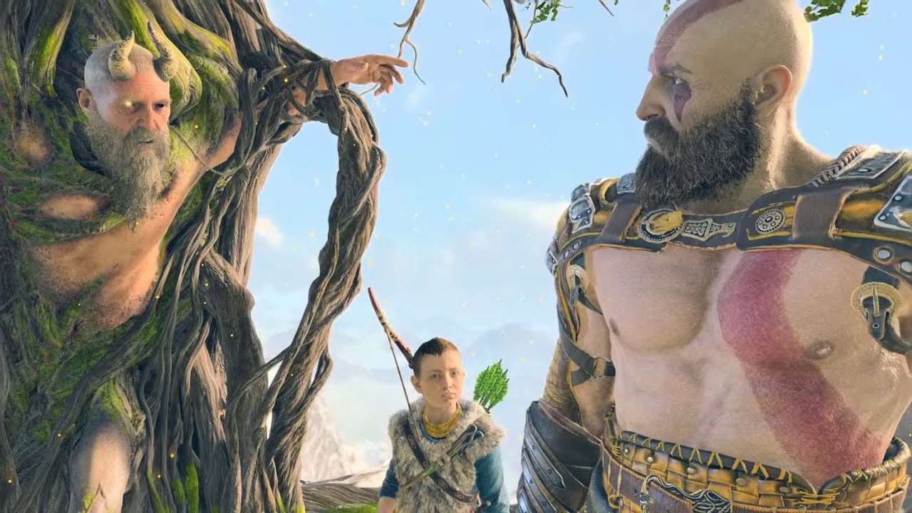 God of War PS5 Gameplay Meeting Mimir 4K HDR - YouTube