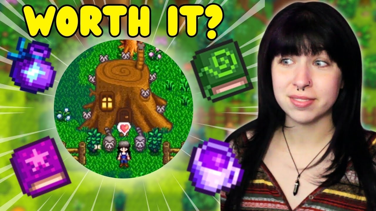Giant Stump / Raccoon Family Questline EXPLAINED | Stardew Valley 1.6 ...