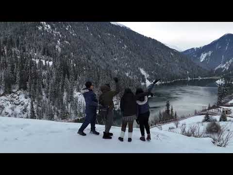 Sanchez Family Lake Kolsai, Kazakhstan