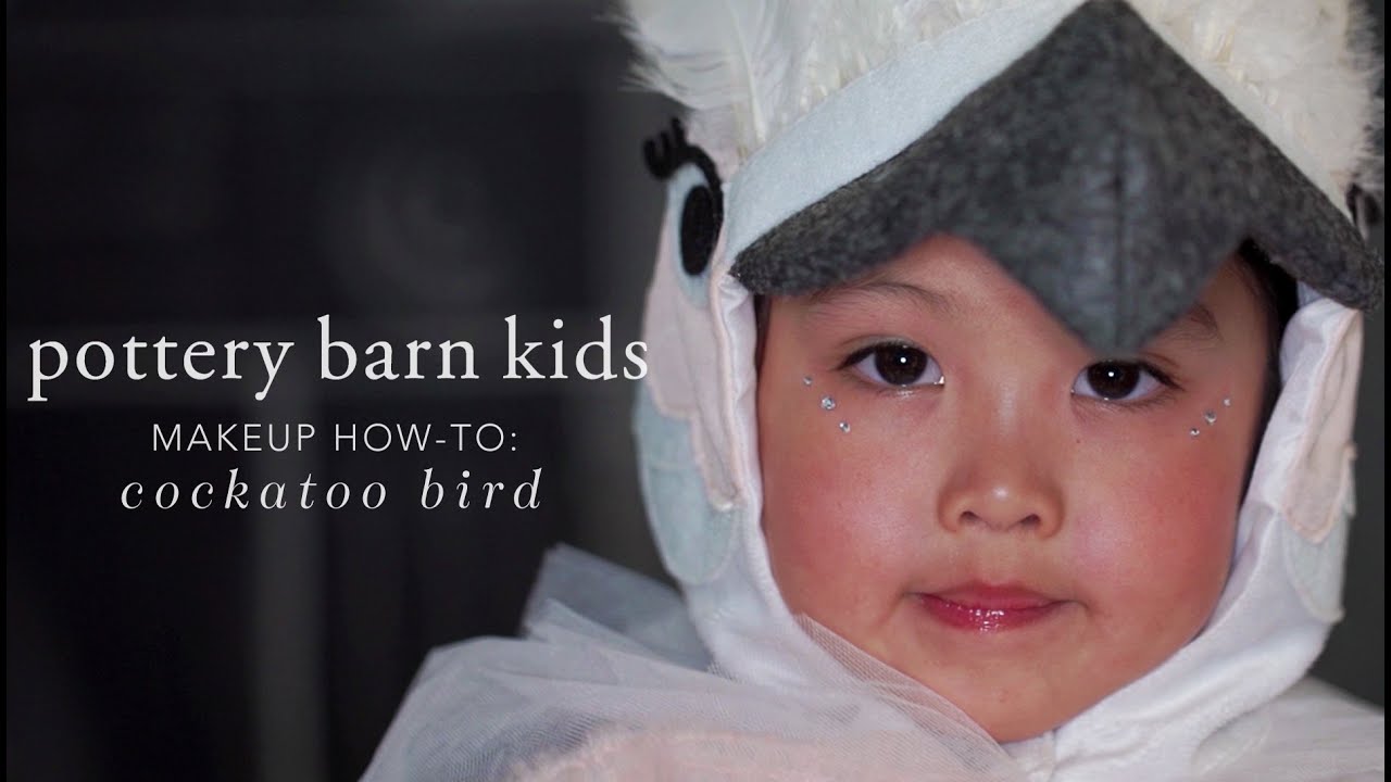 Fun Halloween Makeup How To - Cockatoo Bird | Pottery Barn Kids - YouTube