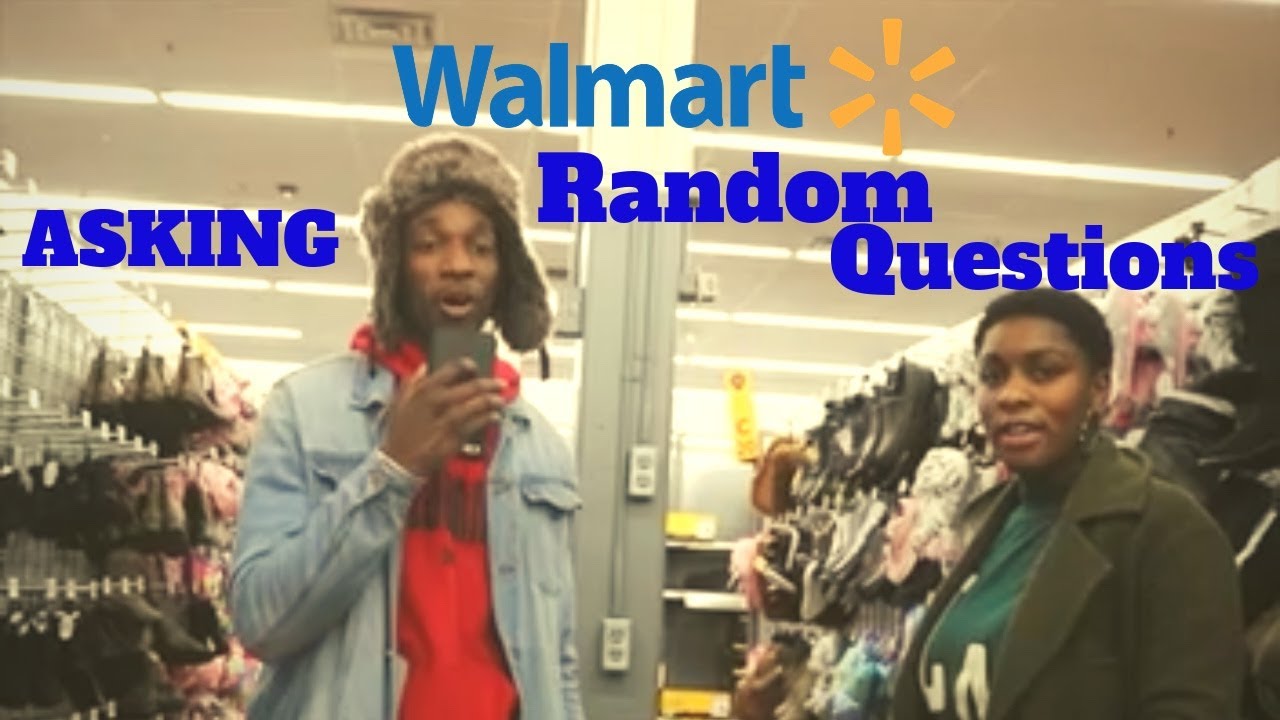 Asking People Random Questions At Walmart 😂 | Public Interview 🎤 - YouTube