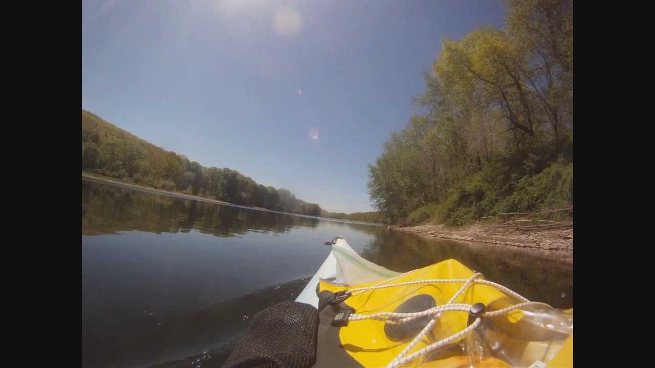 Kayaking Delaware River Bushkill Creek to Smithfield - YouTube