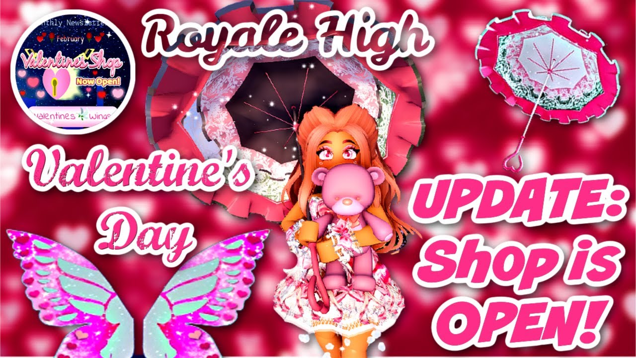NEW ROYALE HIGH VALENTINE'S DAY SHOP OPEN NOW! - YouTube