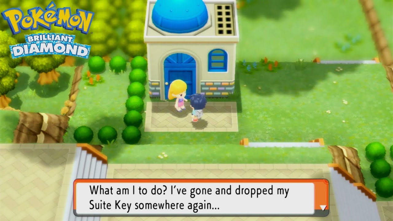 Pokémon Brilliant Diamond & Shining Pearl - Finding Suite Key & Obtain ...