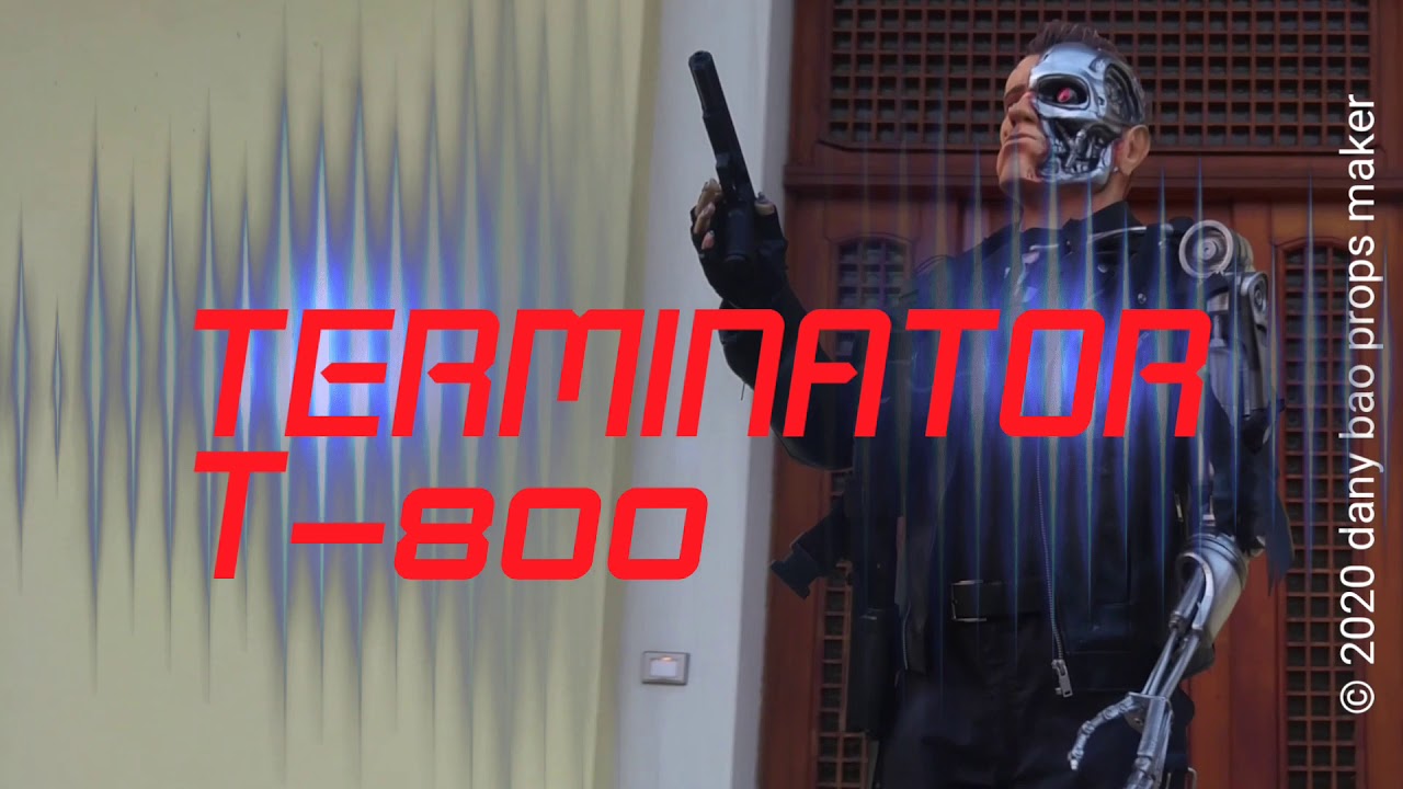 DANY BAO - Terminator T-800 exoskeleton action figure real size 200 cm ...