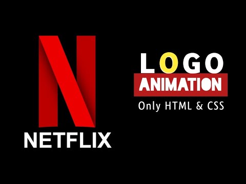 CSS Netflix Logo With Animation | HTML & CSS Hindi Tutorial - YouTube