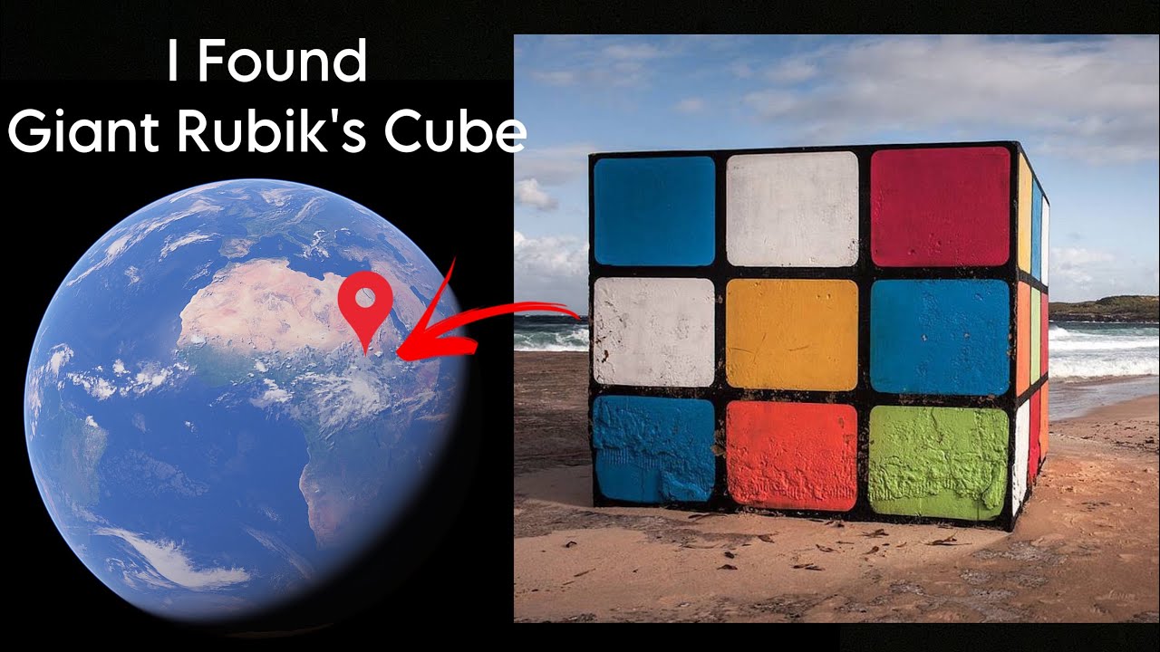 I Found The Big Rubik’s Cube 🧊😱 On Google Earth - YouTube