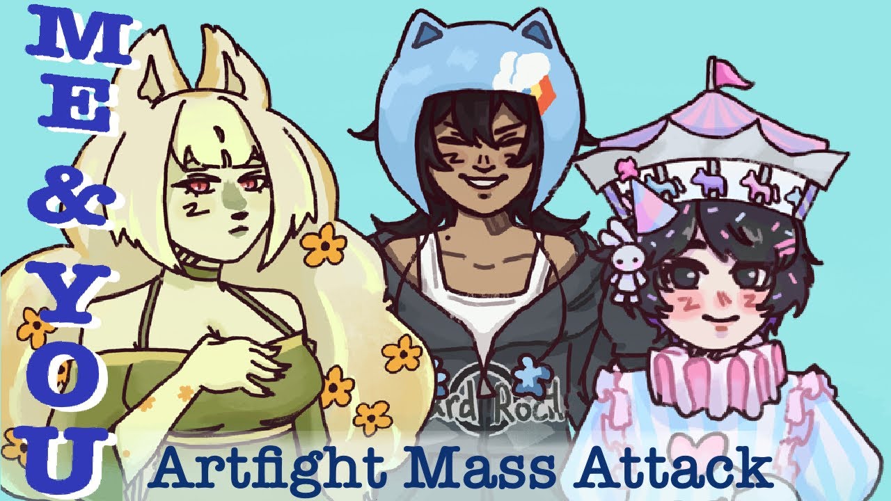 Me & You || Artfight Mass Attack || Animation Meme - YouTube