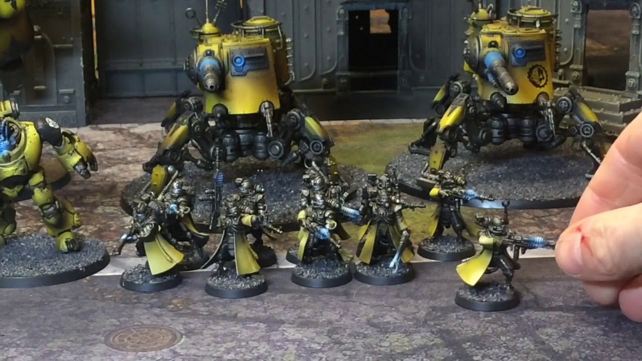 Mechanicus army showcase! - YouTube