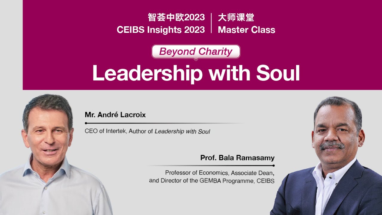 Master Class: Leadership with Soul - YouTube