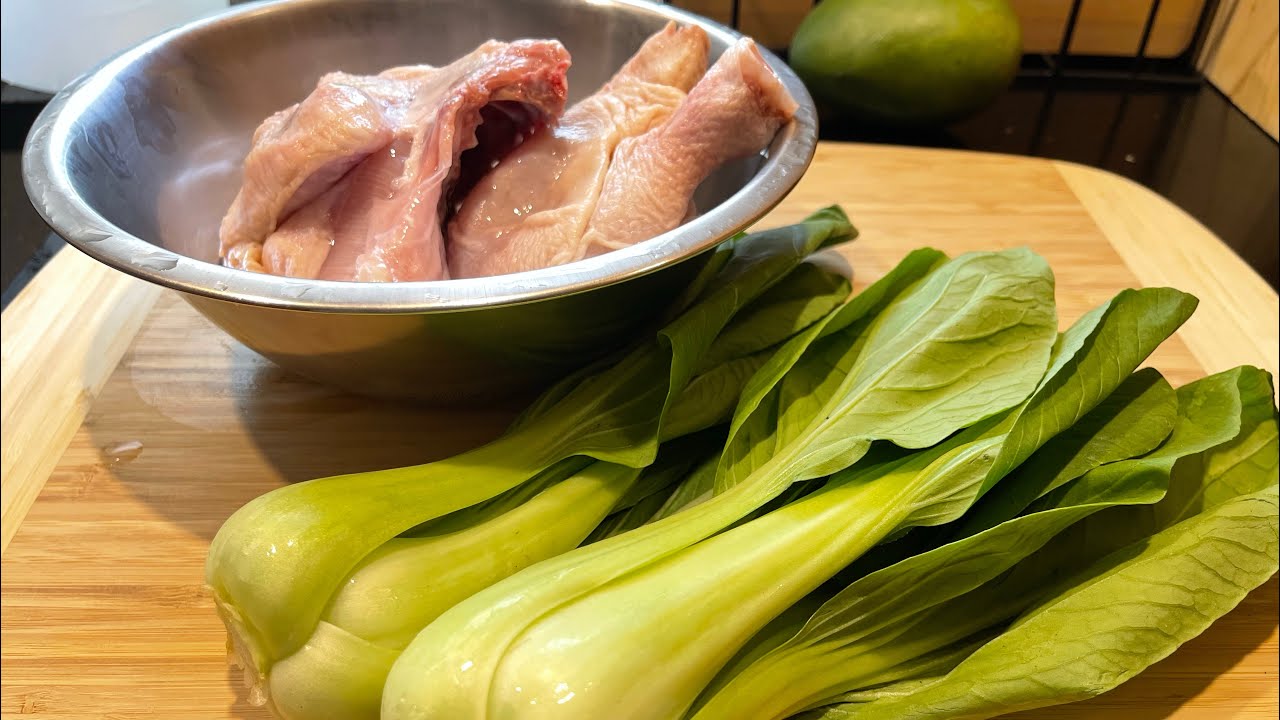 Stir fry chicken sinigang. - YouTube