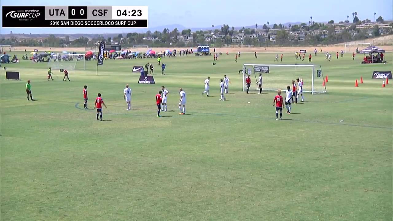 Livestream: 2016 Surf Cup - Finals - Utah Alliance vs. Crossfire- Field ...