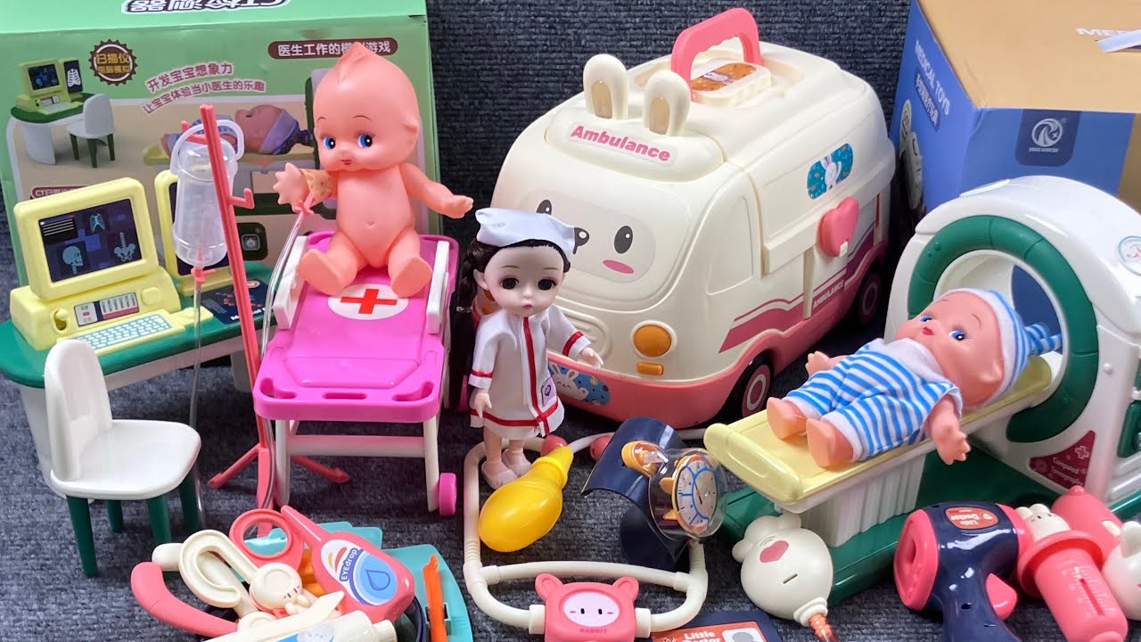 21 Minutes Satisfying with Unboxing Doctortoys,First Aid Equipment Set ...