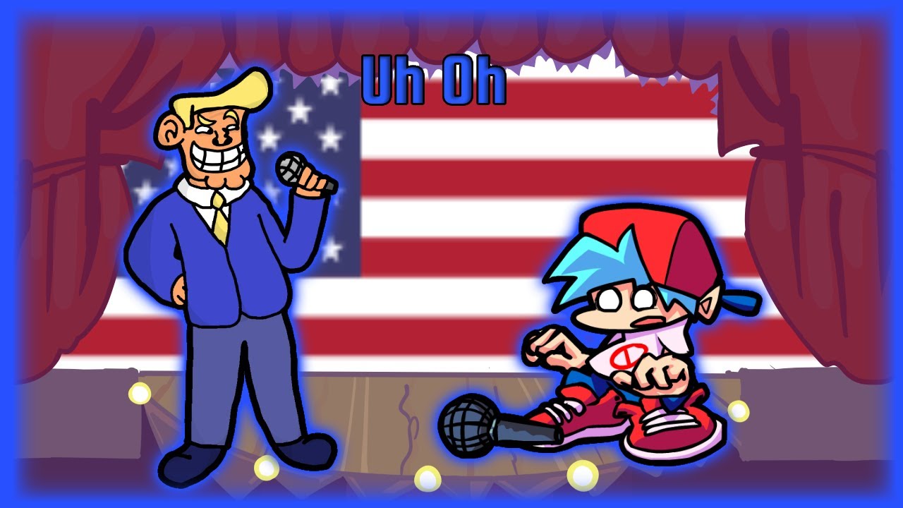 Uh Oh | fnf vs donald trump - YouTube