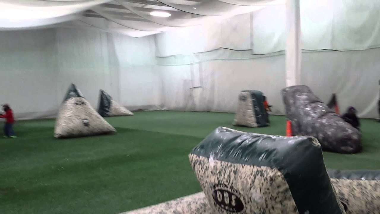 DBS low impact paintball kids day 3 - YouTube