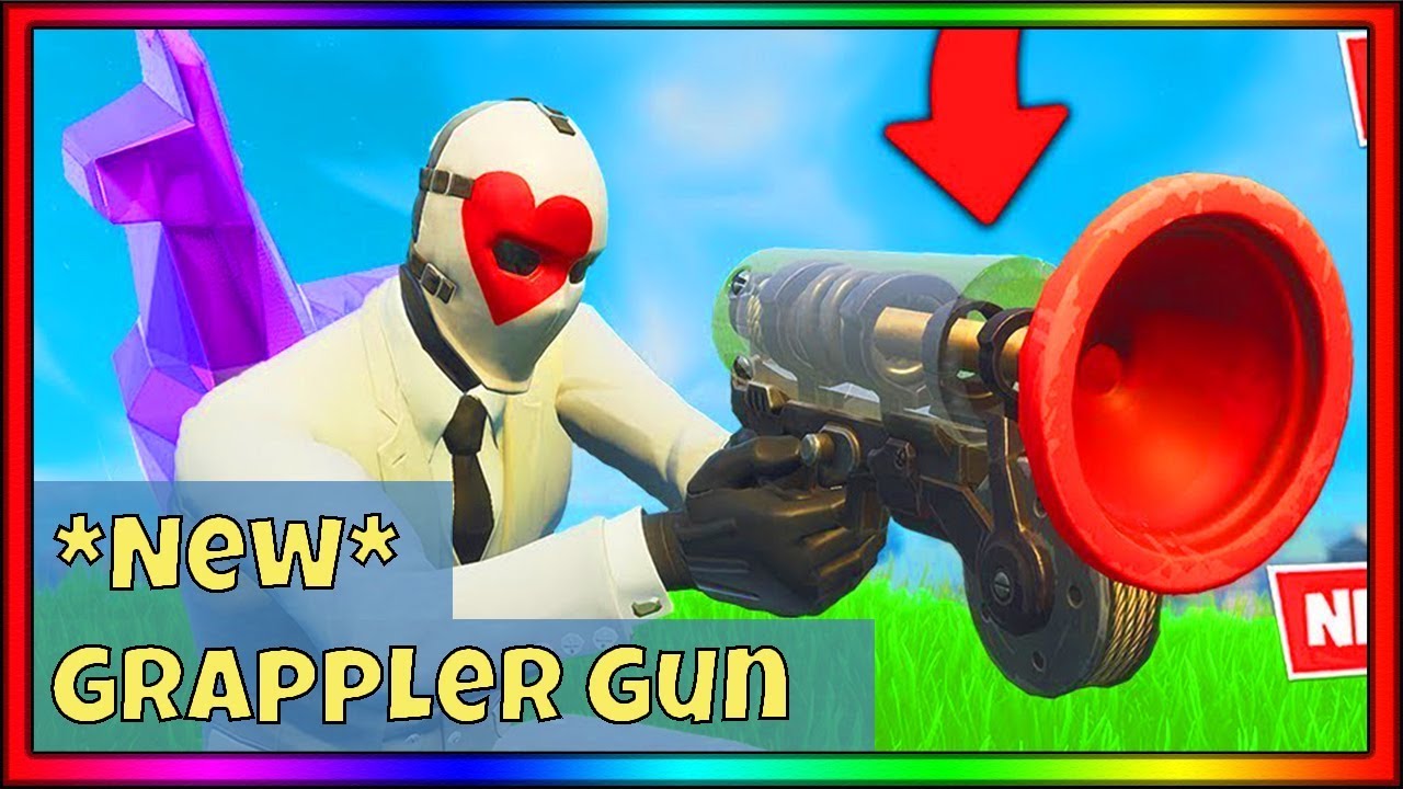 *New* Grappler Gun Gameplay - Fortnite Highlights - YouTube