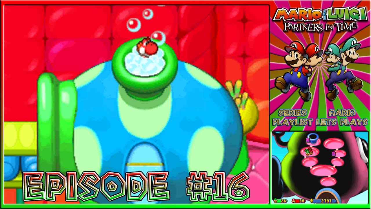 Mario & Luigi: Partners In Time - Yoshi Stomach Rescue, Open Intestines ...