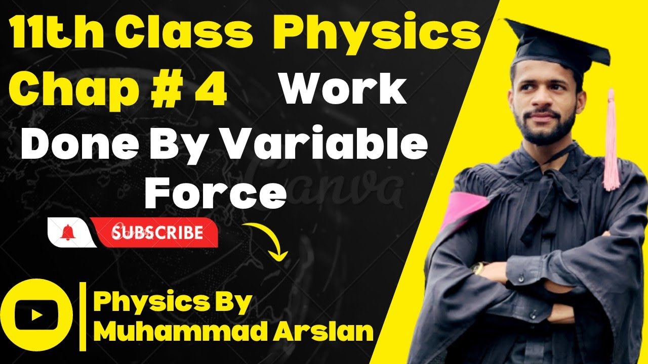Work done By Variable Force | 11th Class | Physics | Chap 4 - YouTube