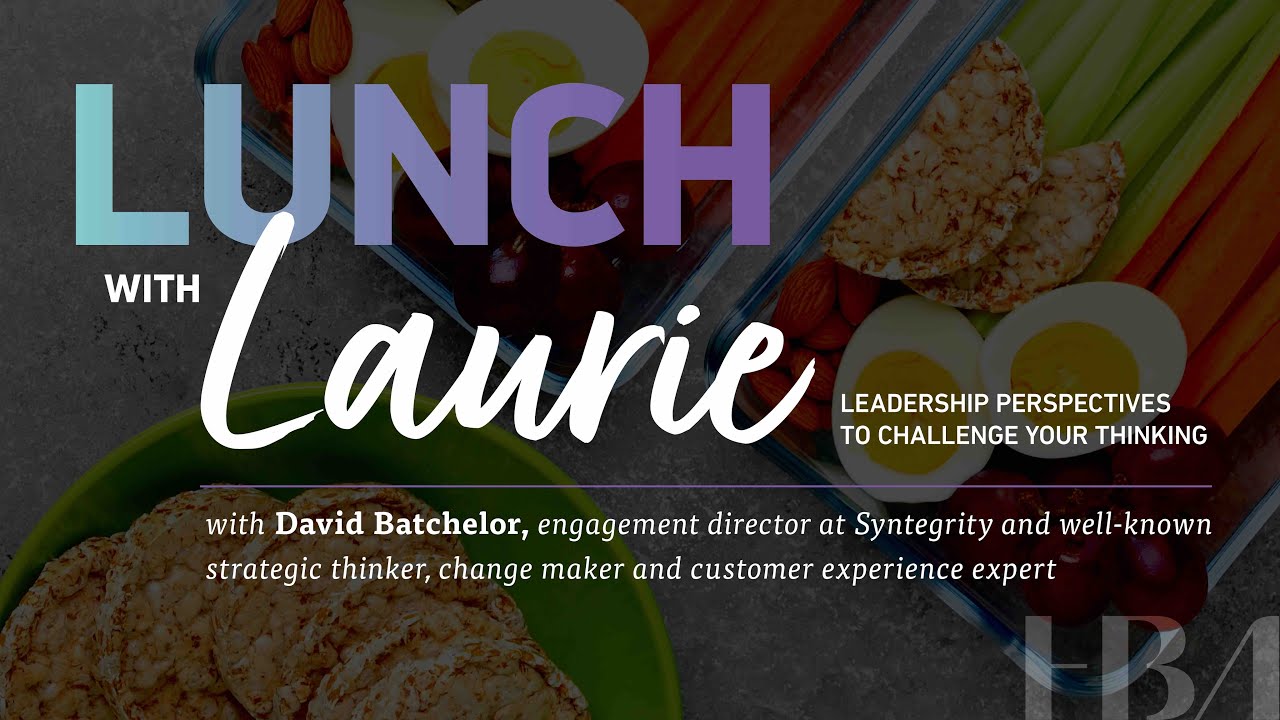 Lunch with Laurie featuring David Batchelor - YouTube