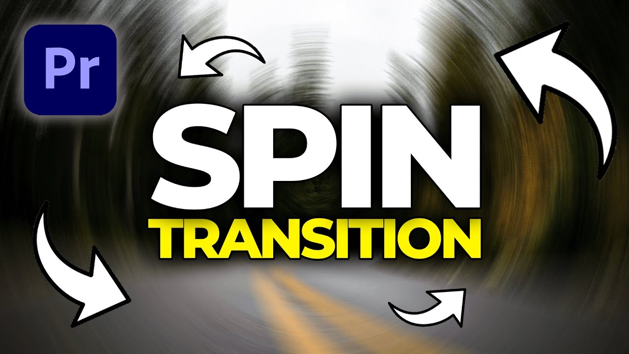 Simple Smooth Spin Transition Tutorial With Blur In Premiere Pro - YouTube