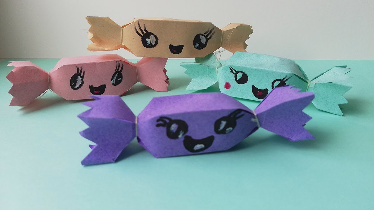 Origami Candy // Paper Krafts - YouTube