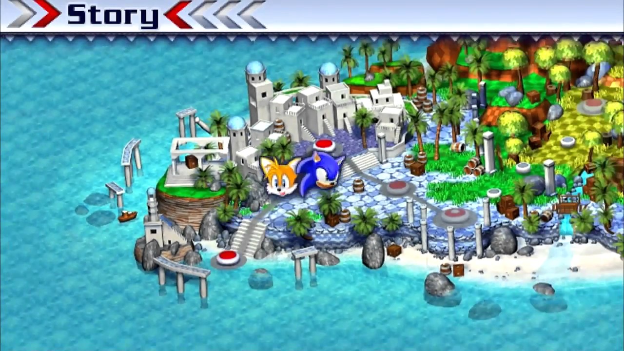 Sonic Rivals 2 part 1 Blue Coast Zone - YouTube