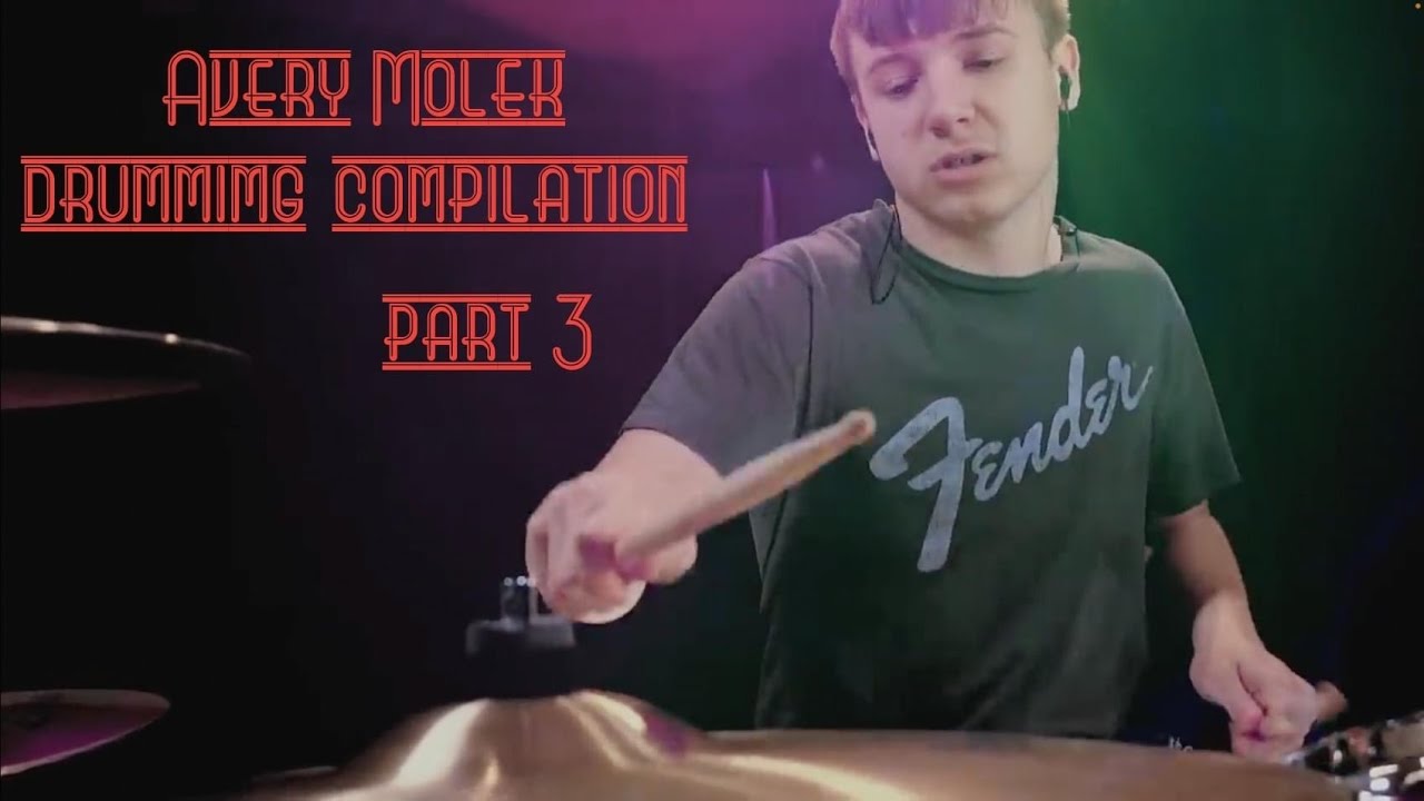 avery molek drumming compilation part 3 - YouTube