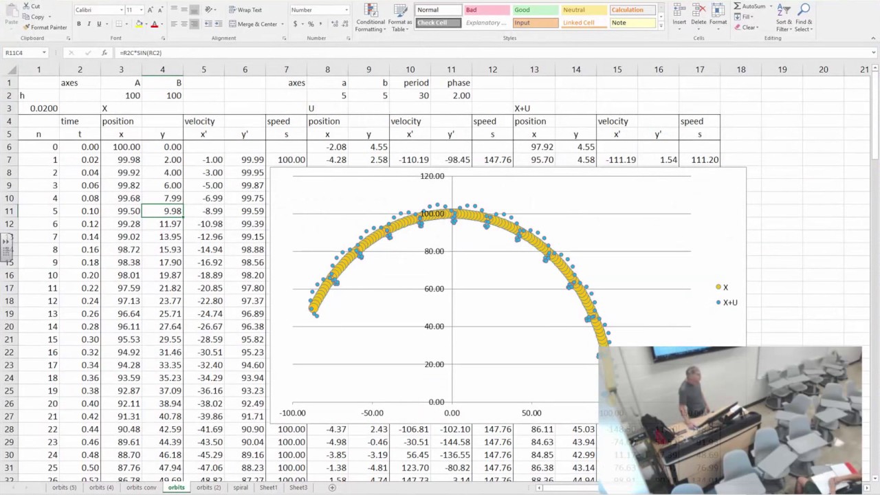 Parametric curves seen as motion in space -- Calculus III - YouTube