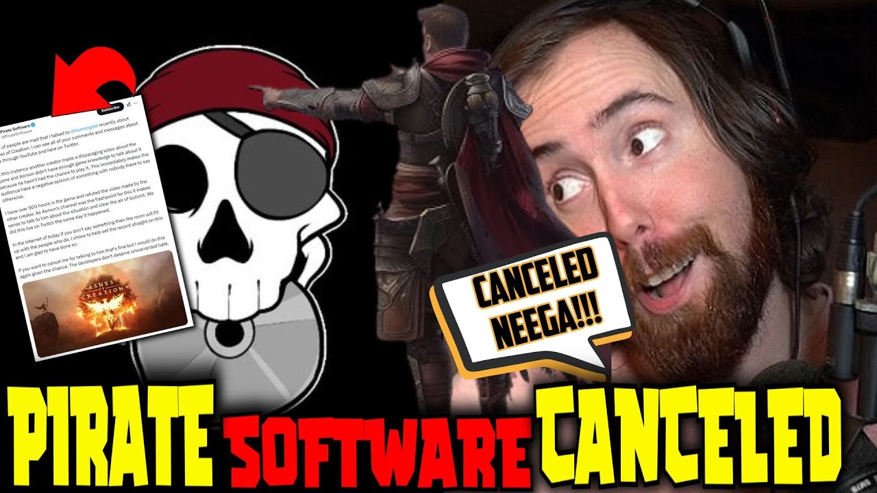 Pirate Software Gets CANCELED For Just TALKING To Asmongold - YouTube