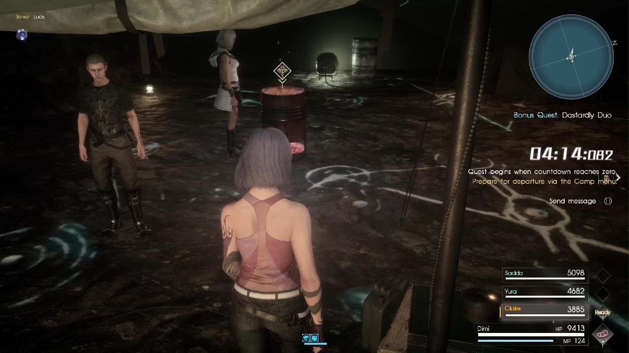 FINAL FANTASY XV MULTIPLAYER: COMRADES_Adrian&Ravus fight - Girl Power ...