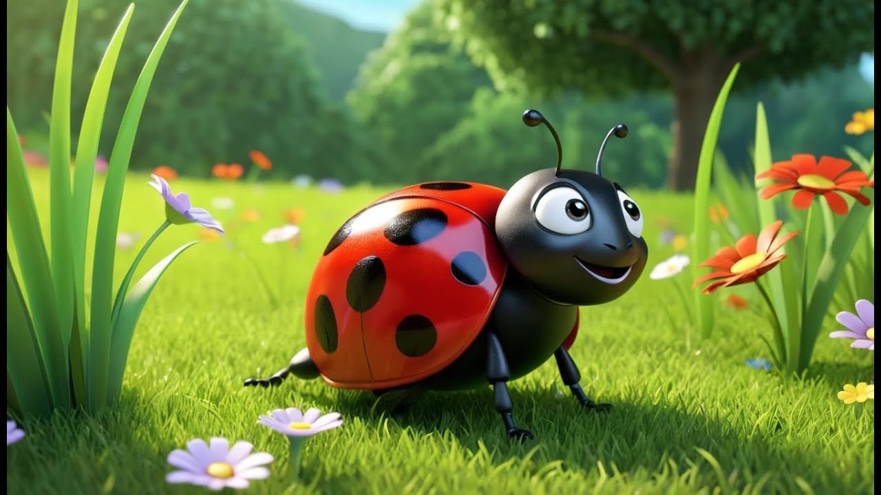 Itsy Bitsy Ladybug | Fun Insect Song for Kids | Interactive Nursery ...