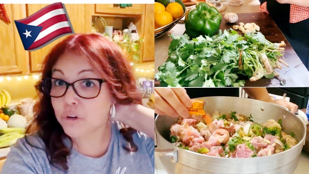 How to make Stewed Pork for Pasteles| CARNE PARA PASTELES| Vlogmas Day ...