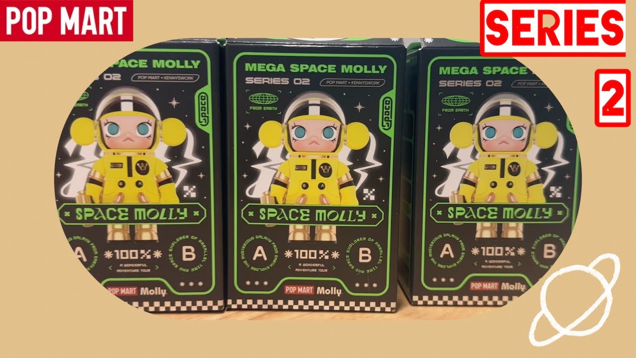 Space Molly Series 2-B: Triple Unboxing of Pop Mart's Best! - YouTube