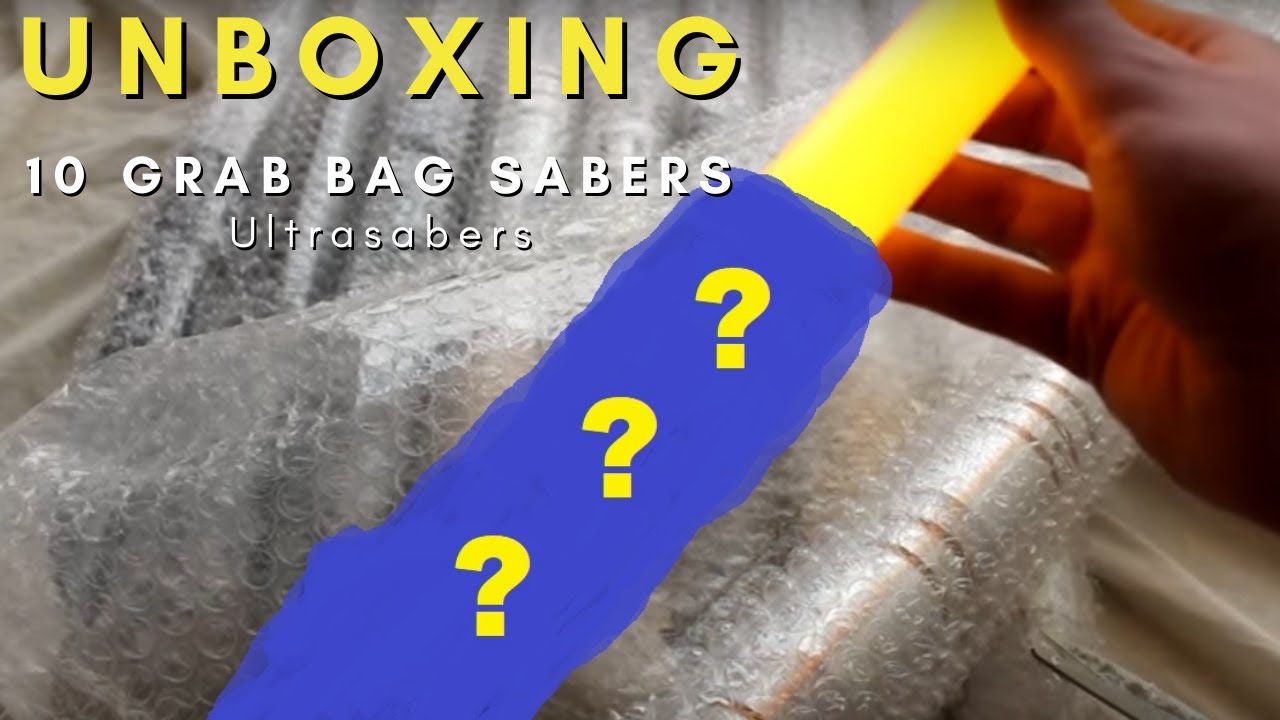 Massive $700 Ultrasabers Grab Bag Saber Unboxing | 10 Lightsabers PART ...