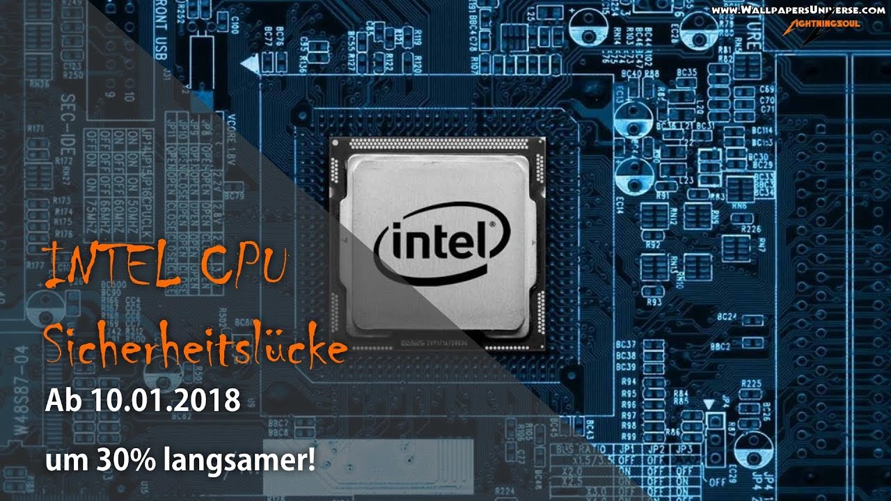 INTEL CPUs NÄCHSTE WOCHE 30% LANGSAMER? VOLLKATASTROPHE | Deutsch | HD ...