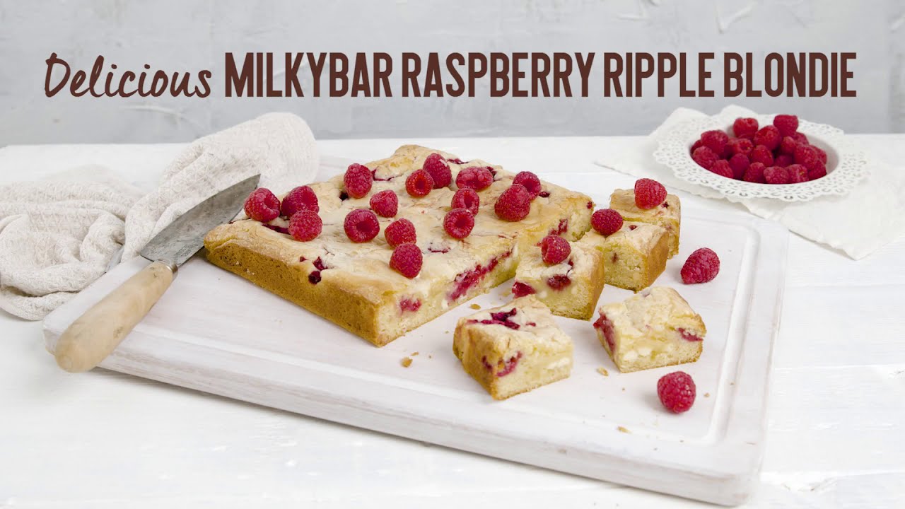 MILKYBAR Raspberry Ripple Blondie - YouTube